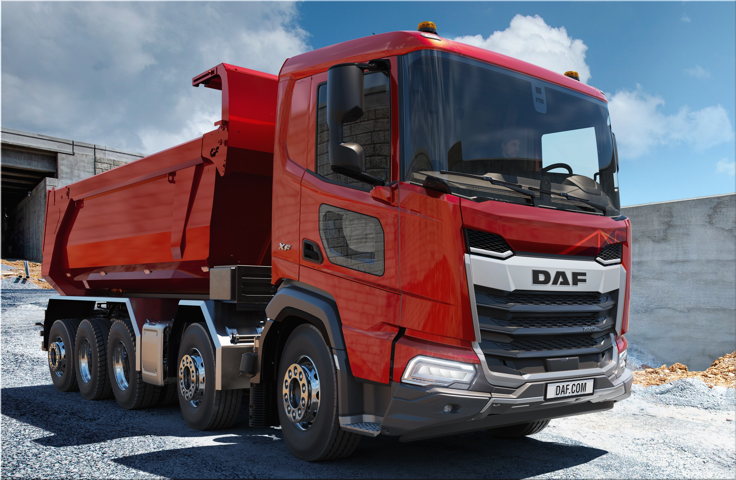 DAF Expands Heavy-Duty Range with New 10x4 Construction Chassis | Panorica