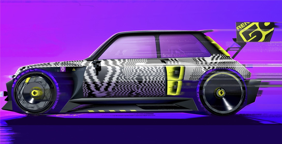 The Renault R5 Turbo E3 electric car was born for drifting | Panorica
